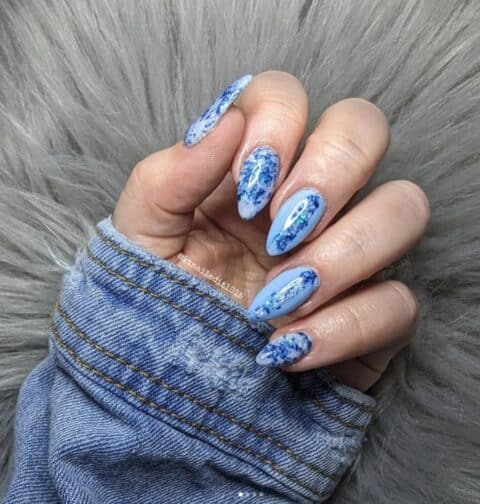 Spring into Style: 45 Captivating Blue Nail Designs to Elevate Your ...