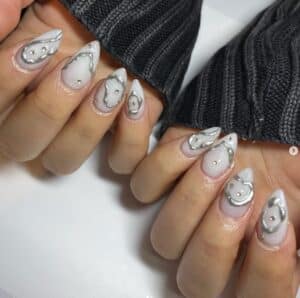 50 Molten Metal Nail Designs - Metallic Glamour at Your Fingertips