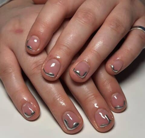50 Molten Metal Nail Designs - Metallic Glamour at Your Fingertips