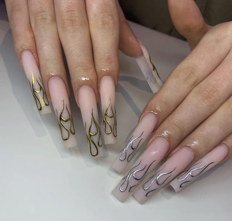50 Molten Metal Nail Designs - Metallic Glamour at Your Fingertips