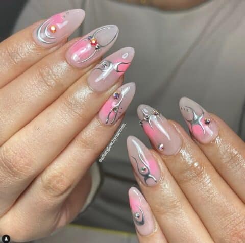 50 Molten Metal Nail Designs - Metallic Glamour at Your Fingertips