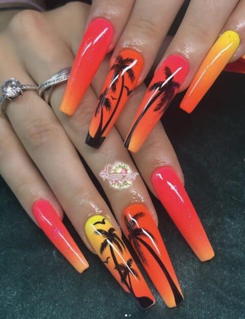 35 Stunning Sunset Nail Designs: Embrace the Beauty of Dusk on Your ...