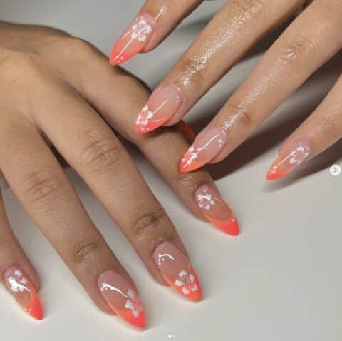 50 Stunning Hibiscus Nail Designs to Elevate Your Style with Tropical ...