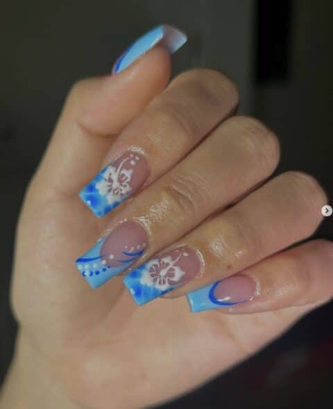 50 Stunning Hibiscus Nail Designs to Elevate Your Style with Tropical ...