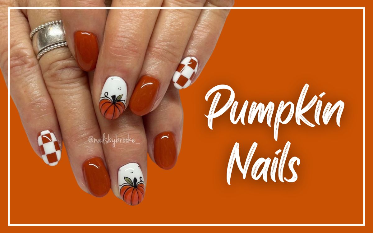 50 Enchanting Pumpkin Nail Designs to Celebrate Fall, Halloween, and ...