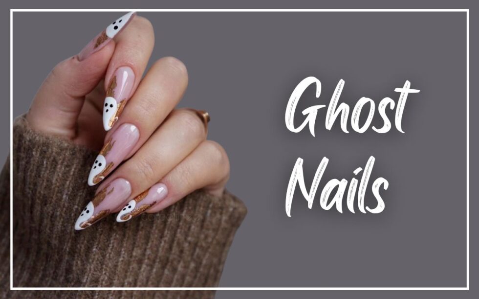 55 Hauntingly Beautiful Ghost Nails Designs for Halloween 2024